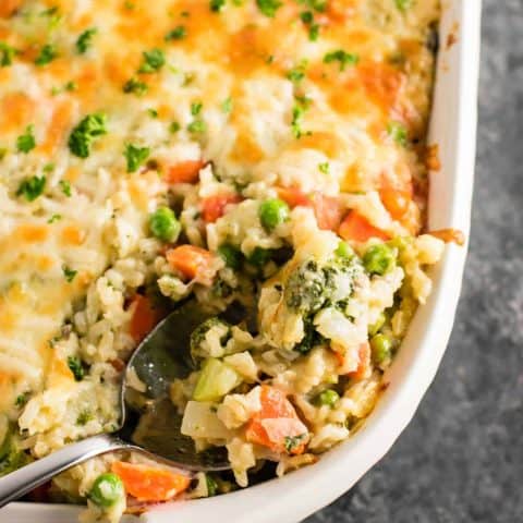 Vegetable and Rice Casserole Recipe - Build Your Bite