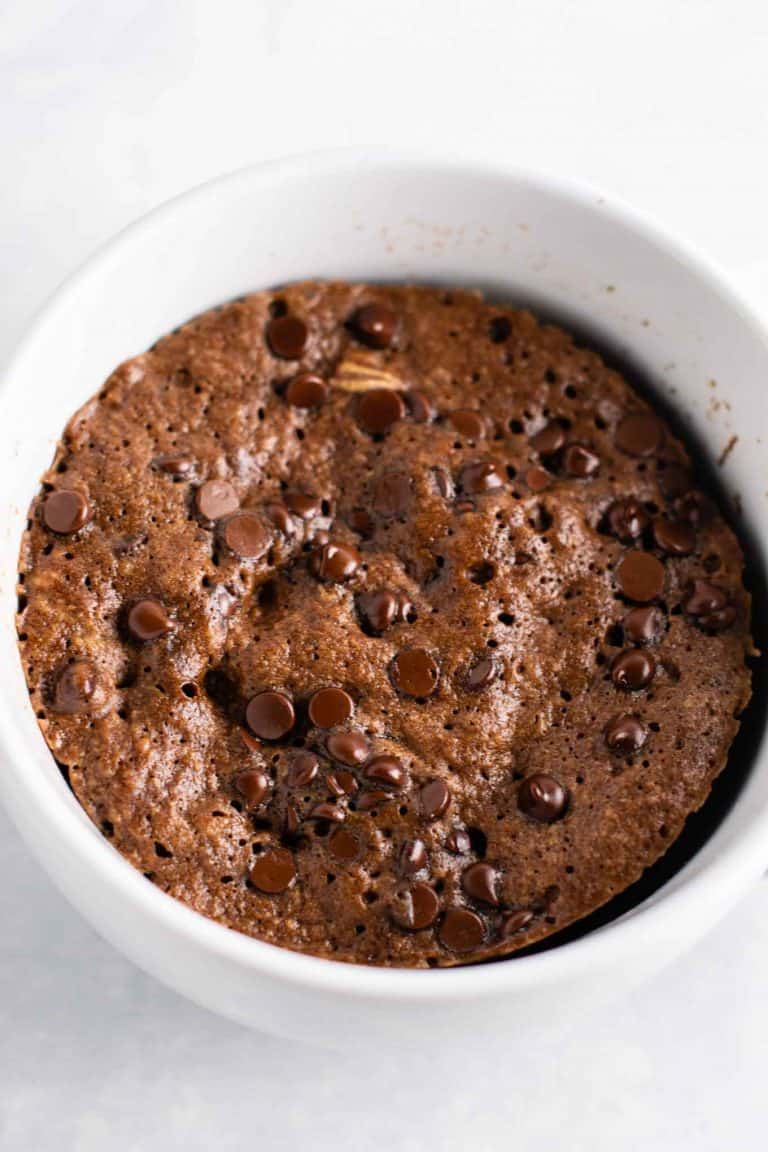Gluten Free Chocolate Mug Cake - Build Your Bite
