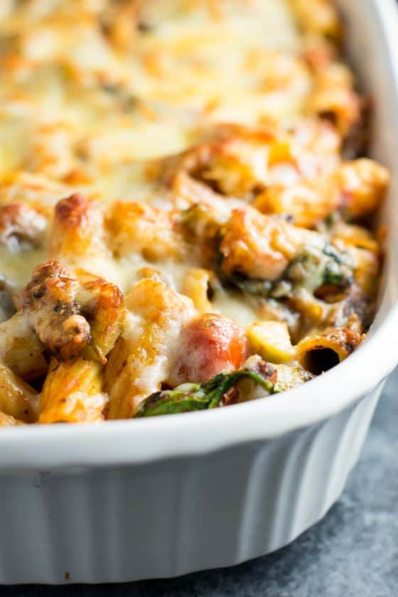 Veggie Lover's Baked Rigatoni - Build Your Bite