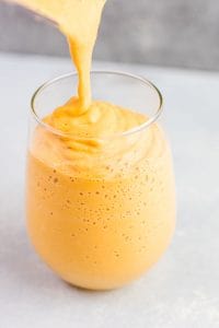 Frozen Pumpkin Pie Smoothie - made with just 5 ingredients