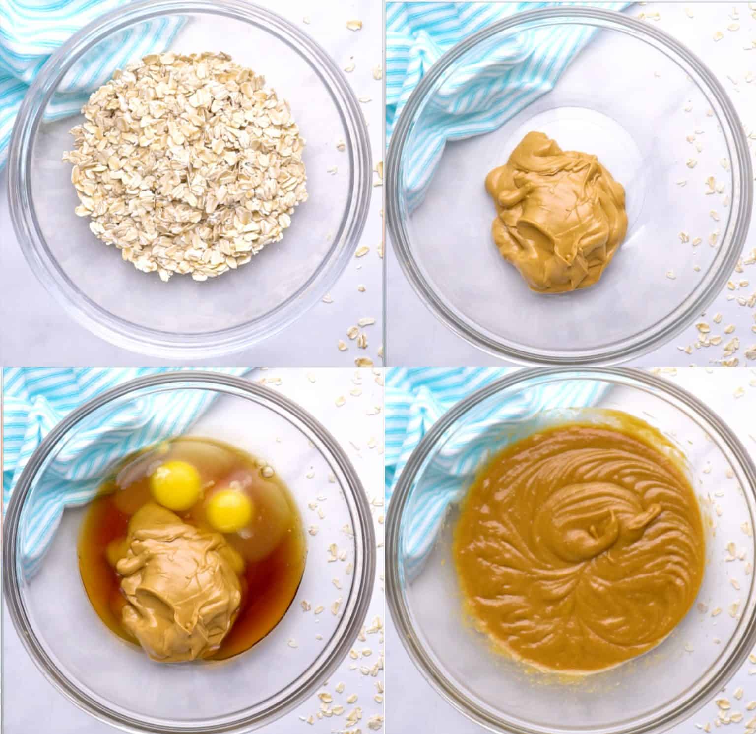 Peanut Butter Oatmeal Chocolate Chip Cookies - Build Your Bite