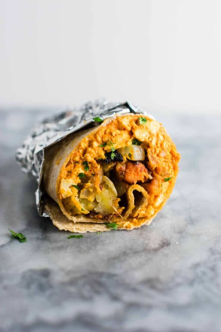 The Best Vegan Breakfast Burrito Recipe - Build Your Bite