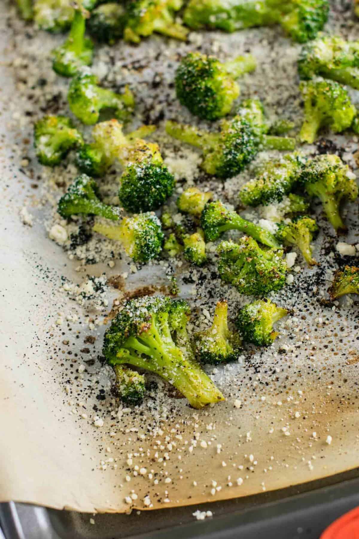 Roasted Frozen Broccoli - Build Your Bite