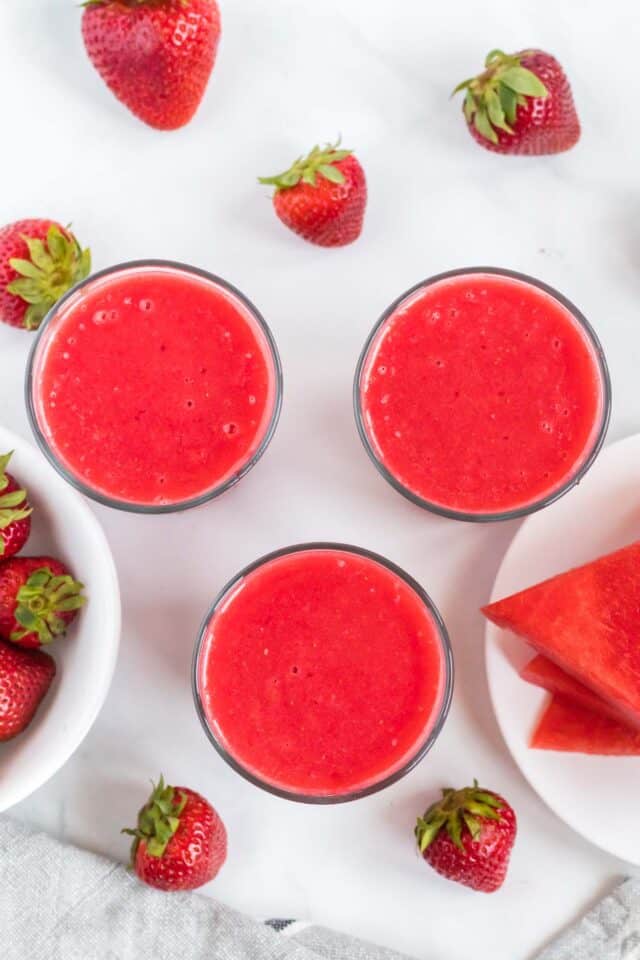 Strawberry Watermelon Smoothie Recipe - Build Your Bite