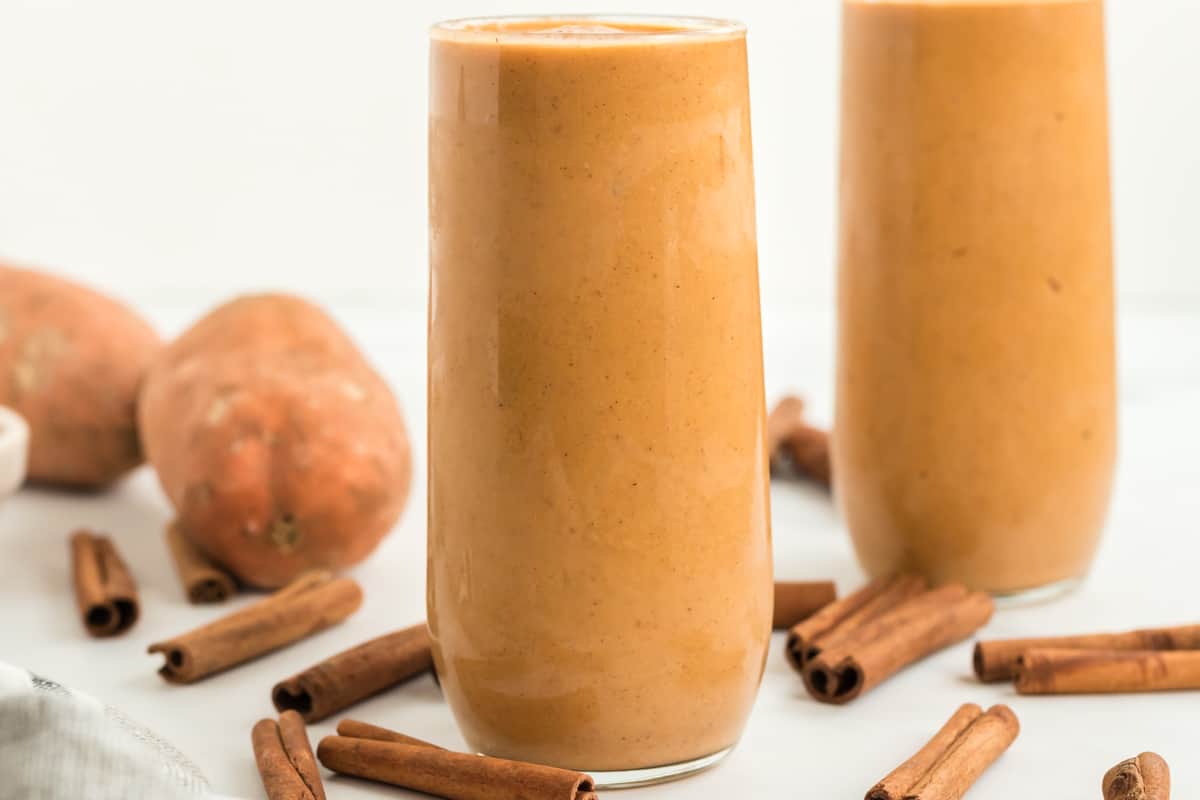 Easy Sweet Potato Smoothie Recipe - Build Your Bite