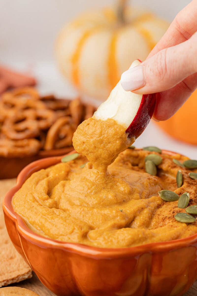 Pumpkin Cream Cheese Dip - Build Your Bite