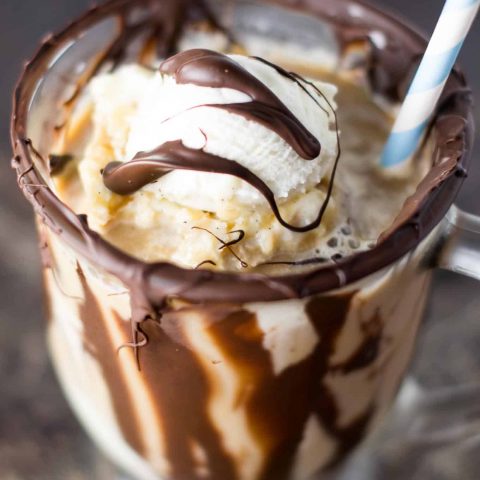 Cold Brew Coffee Floats Recipe - w/ cold brew Starbucks coffee and ...