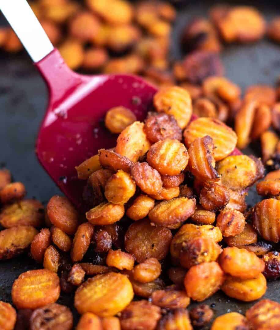 The Best Roasted Frozen Carrots Recipe - Build Your Bite