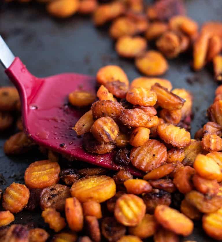 The Best Roasted Frozen Carrots Recipe - Build Your Bite