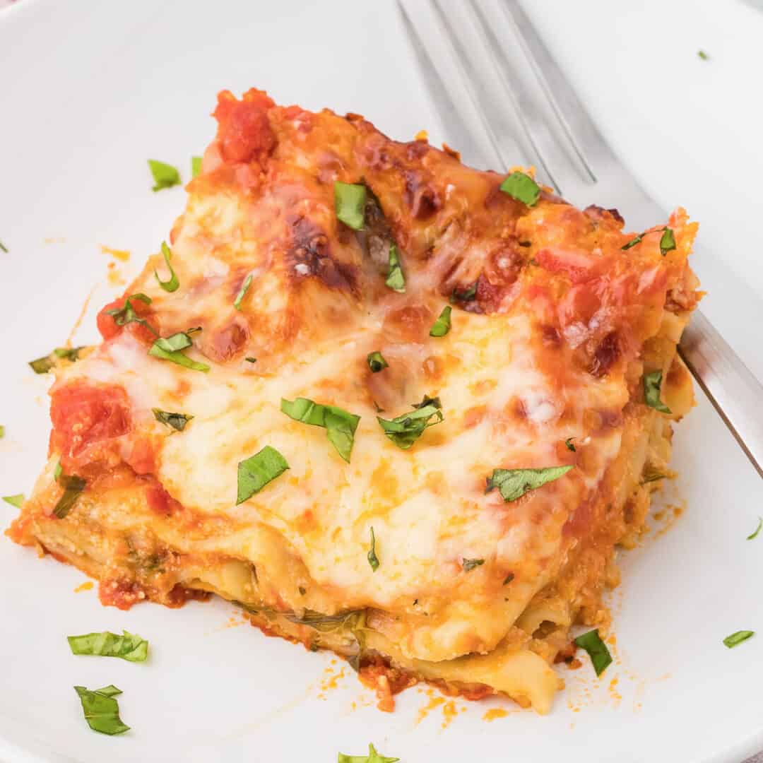 Cheese Lasagna with Ricotta Cheese - Build Your Bite