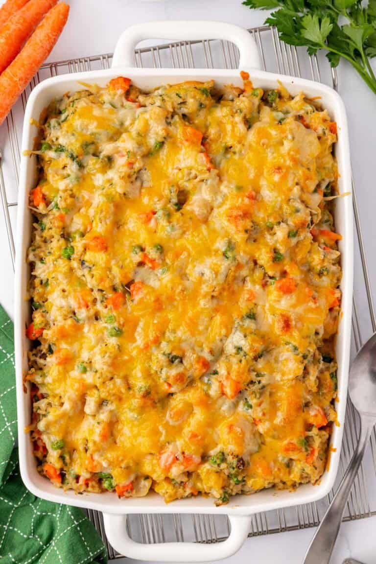 Vegetable and Rice Casserole Recipe - Build Your Bite