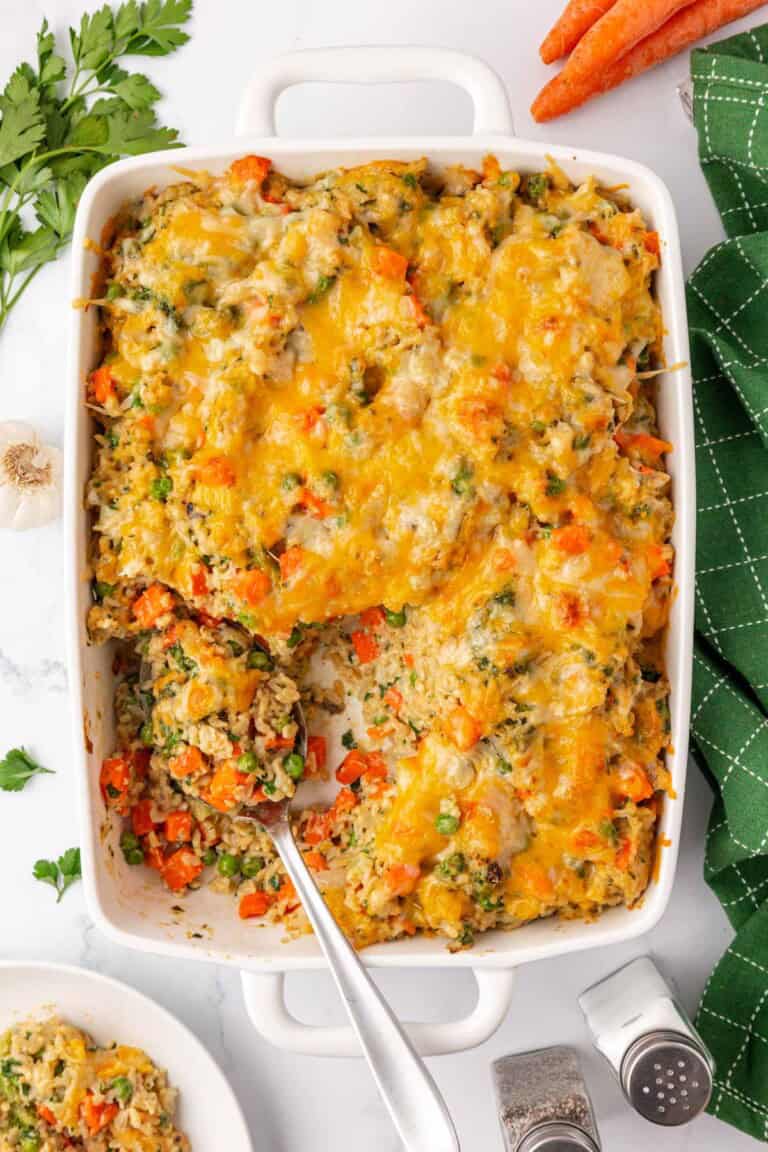 Vegetable and Rice Casserole Recipe - Build Your Bite