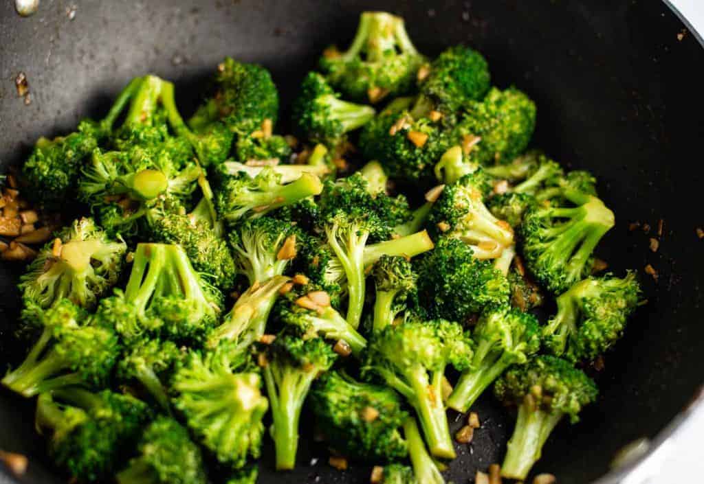 Broccoli Stir Fry Recipe with garlic and ginger - Build Your Bite