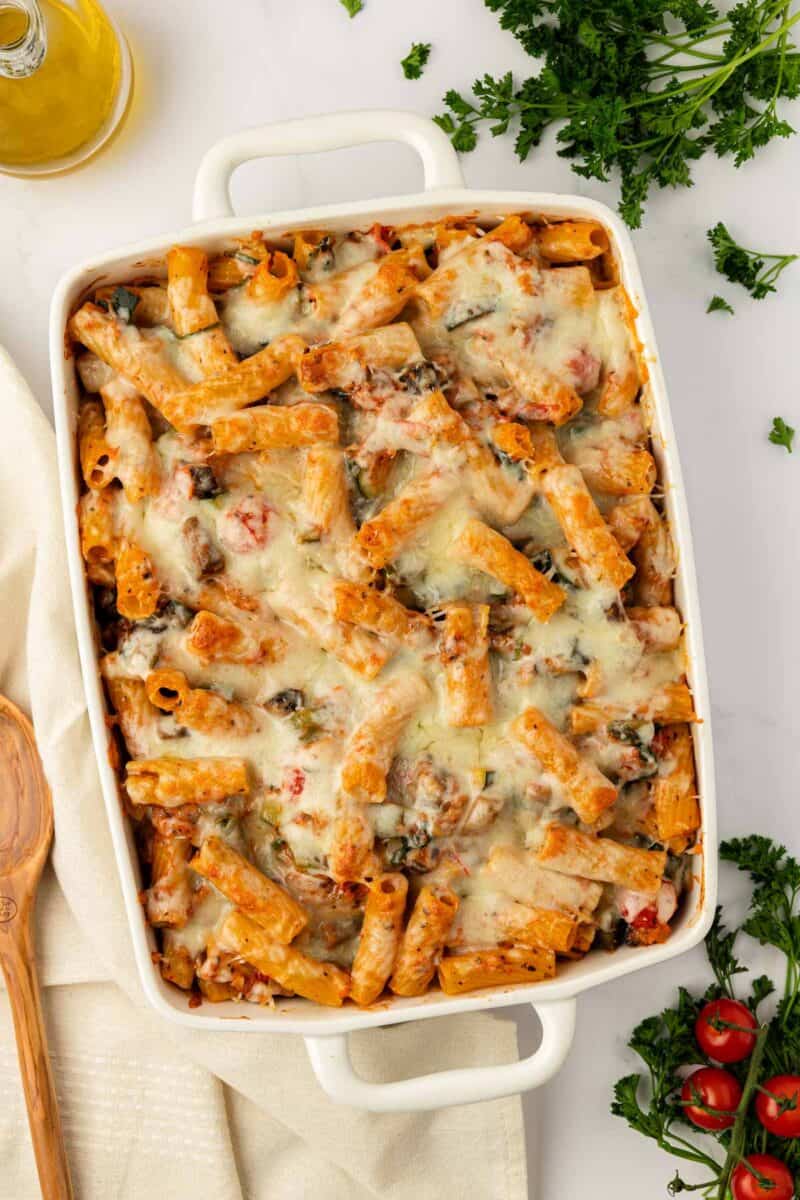 Veggie Lover's Rigatoni Recipe - Build Your Bite