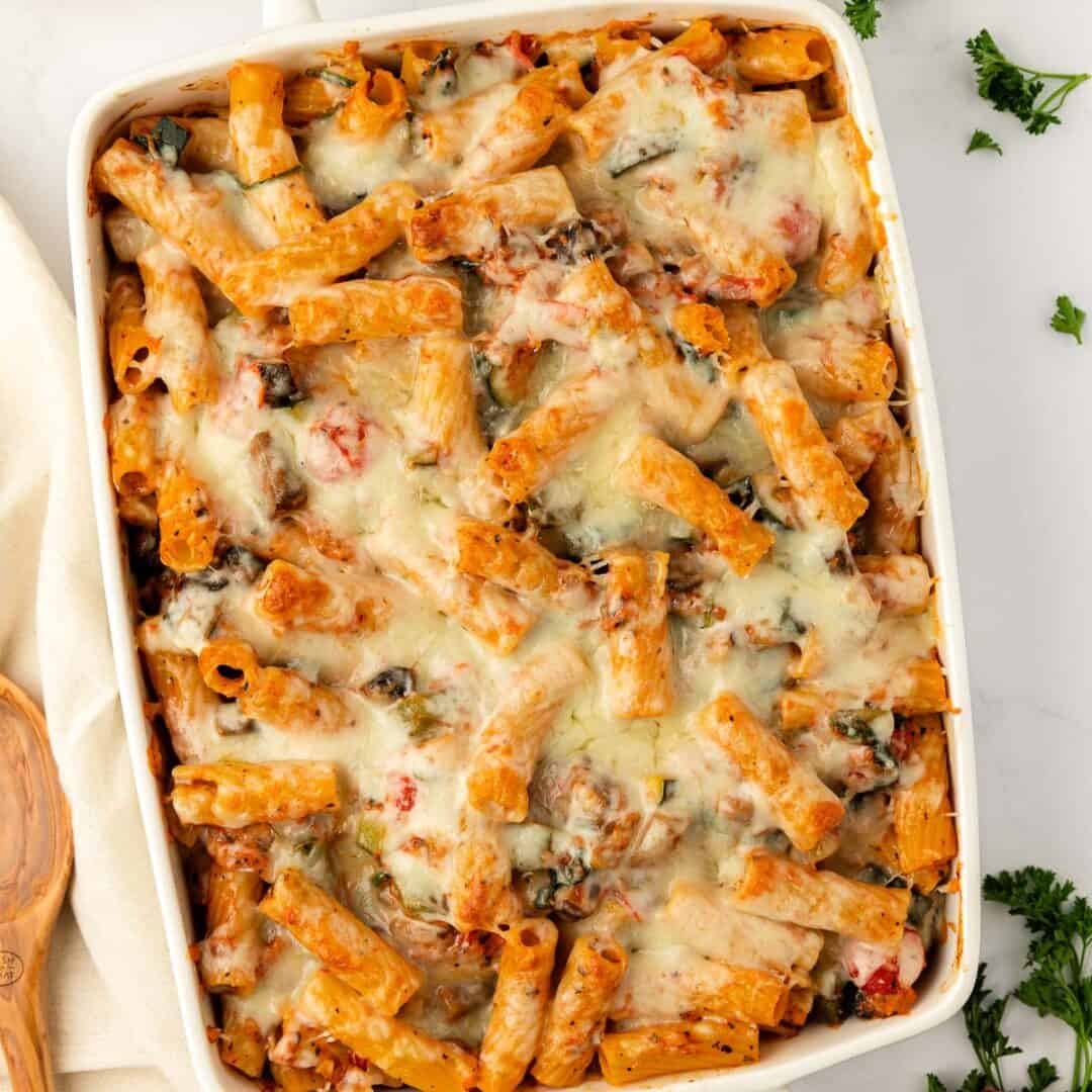 Veggie Lover's Rigatoni Recipe - Build Your Bite