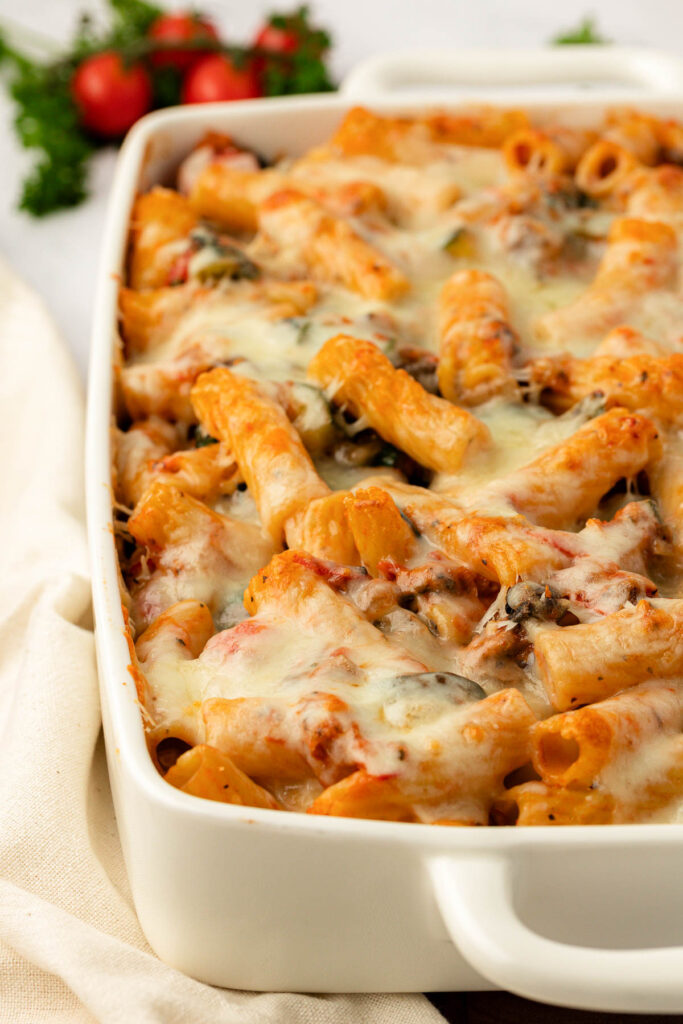 Veggie Lover's Rigatoni Recipe - Build Your Bite