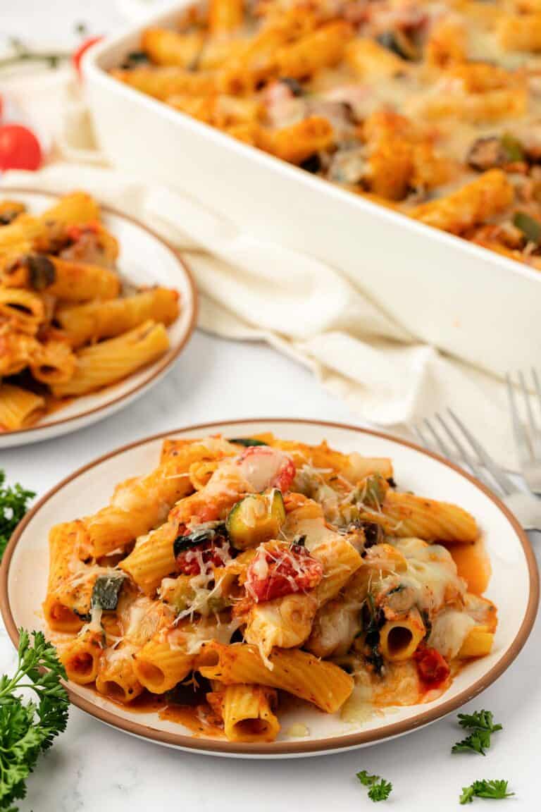 Veggie Lover's Rigatoni Recipe - Build Your Bite