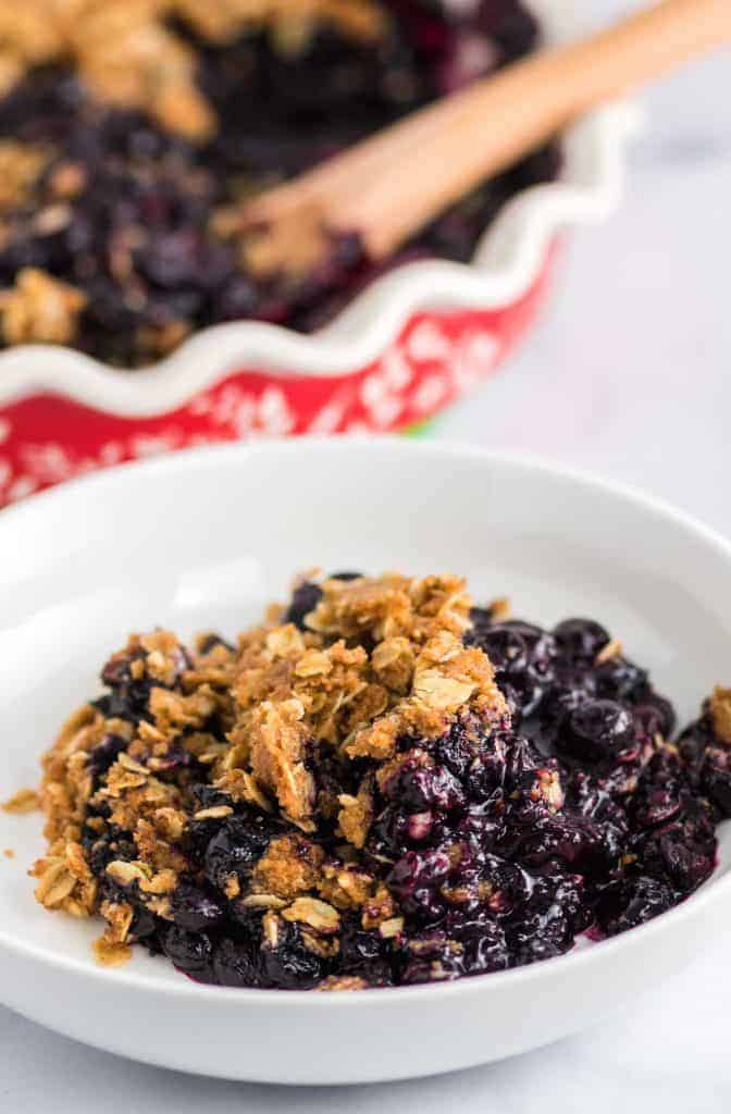 The Best Blueberry Crisp Recipe - Build Your Bite