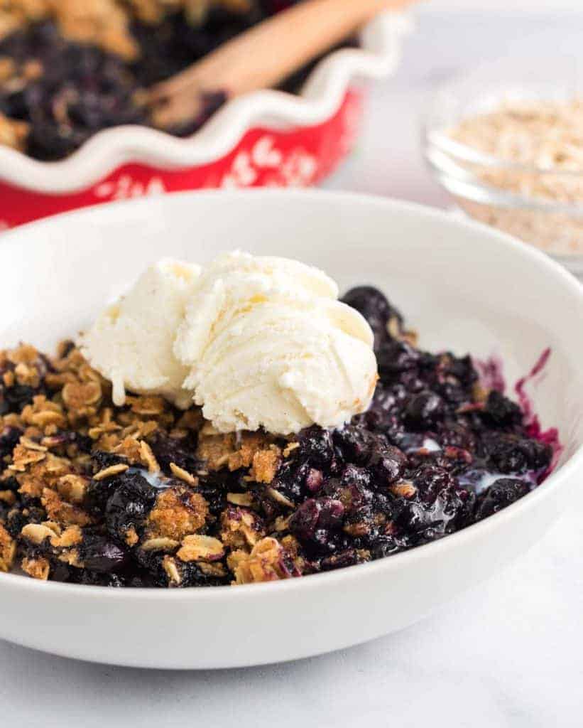 The Best Blueberry Crisp Recipe - Build Your Bite