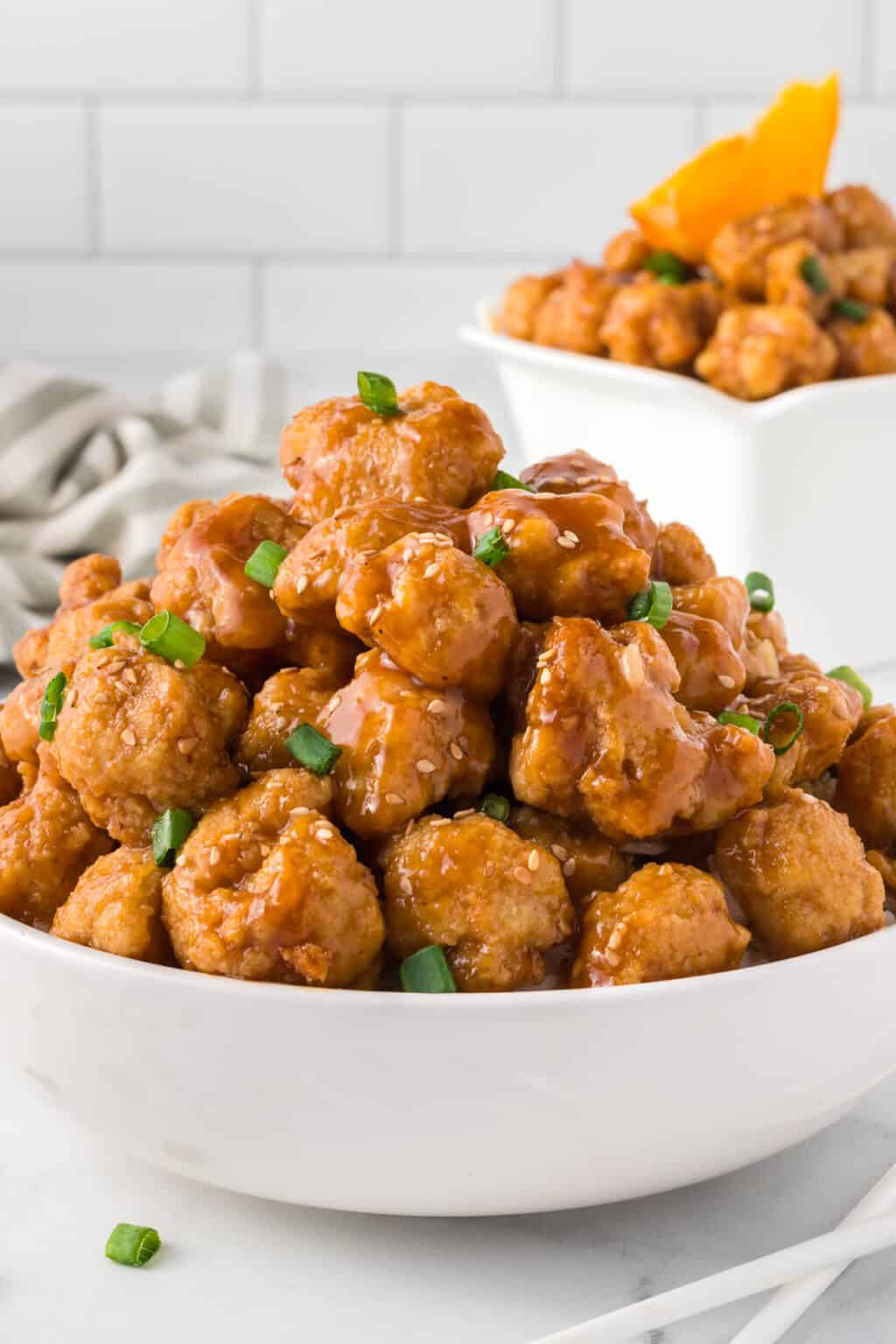 Easy Orange Cauliflower Recipe - Build Your Bite