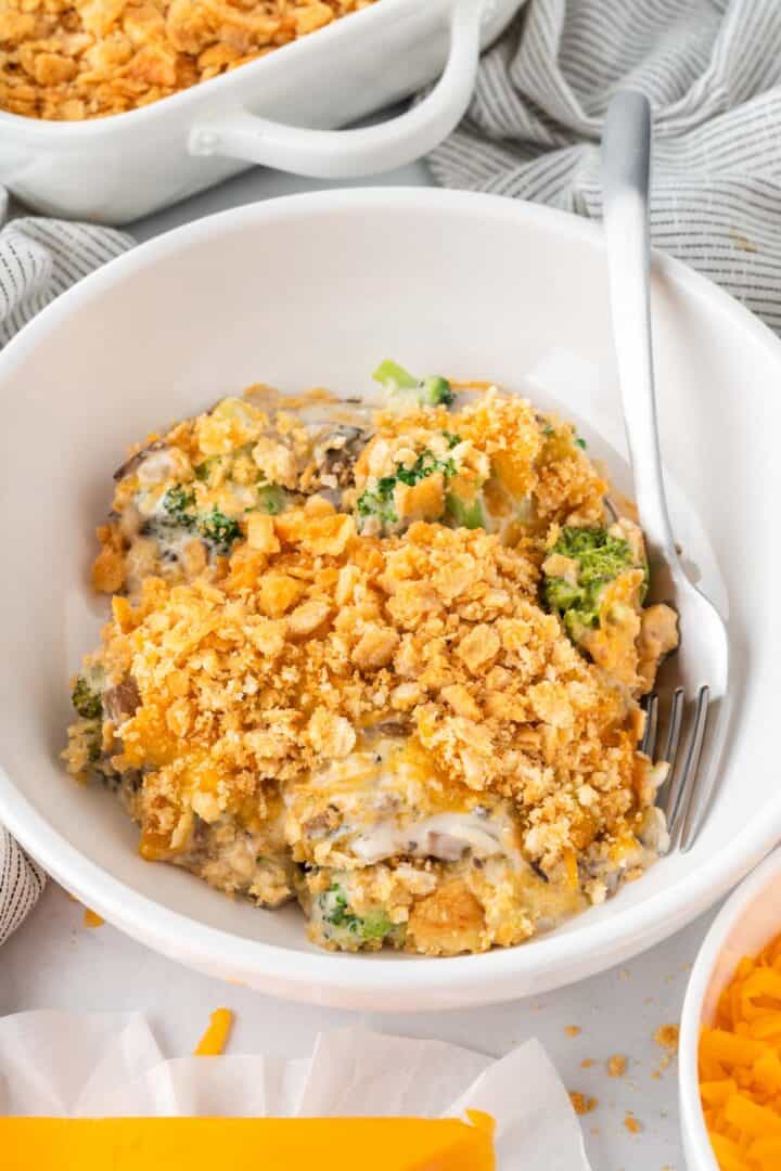 Broccoli Casserole with Ritz Crackers - Build Your Bite