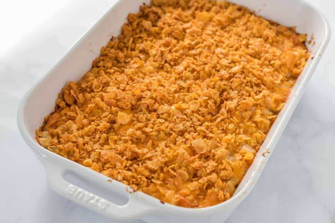 Cheesy Potatoes with Corn Flakes - Build Your Bite