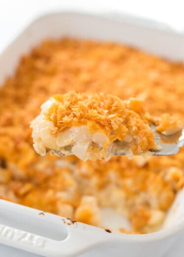 Cheesy Potatoes with Corn Flakes - Build Your Bite