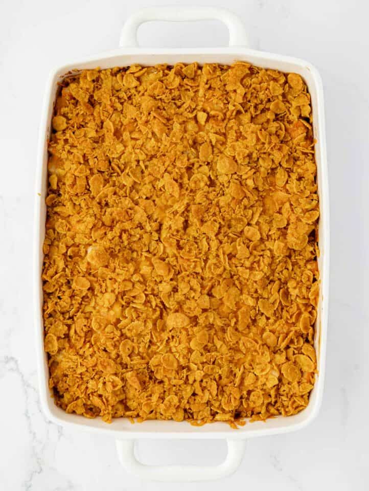 Cheesy Potatoes with Corn Flakes - Build Your Bite