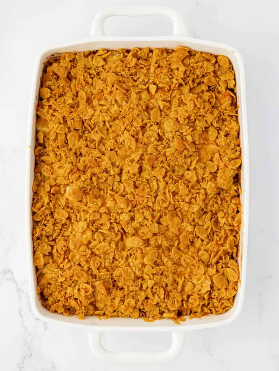 Cheesy Potatoes with Corn Flakes - Build Your Bite