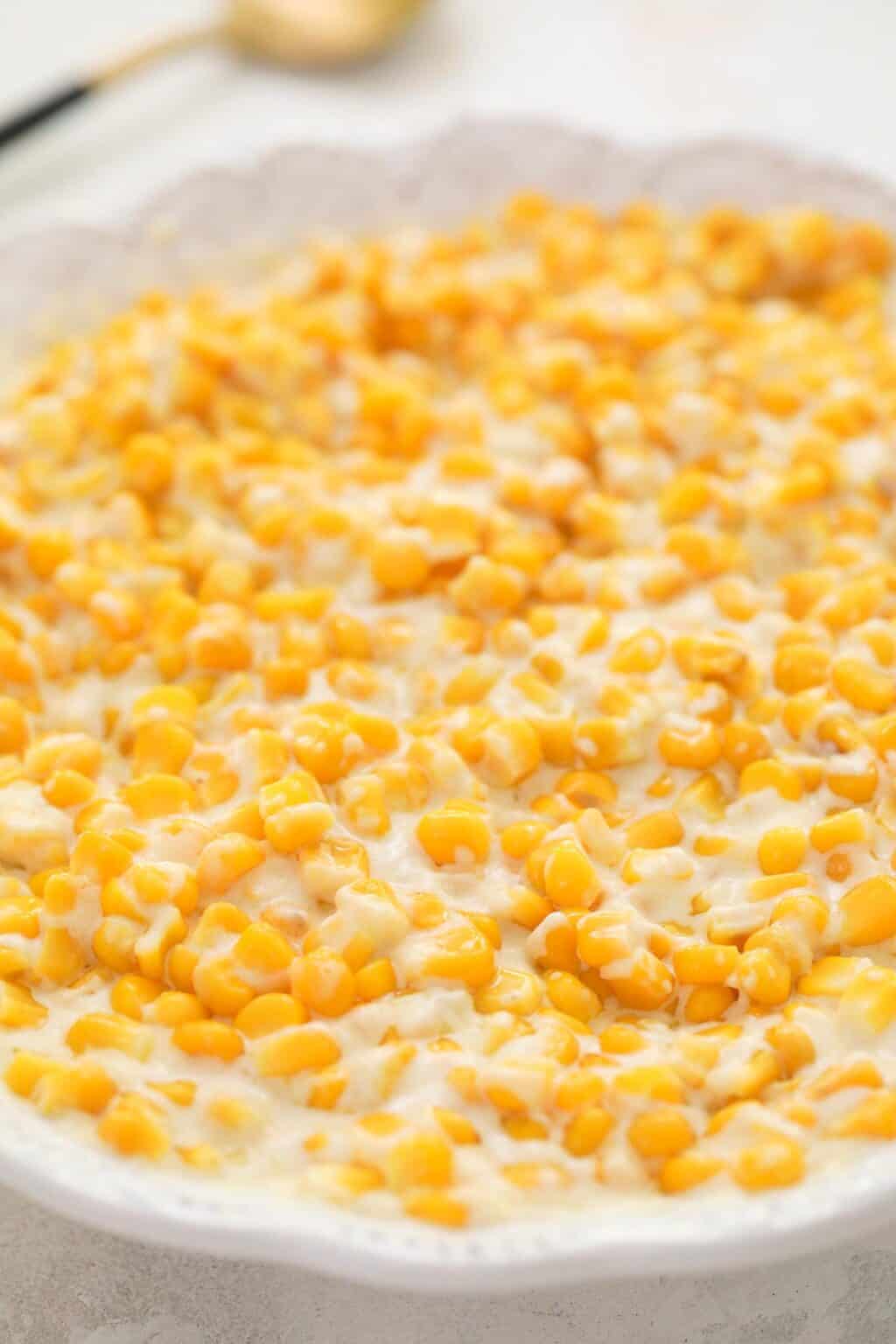 Creamed Corn with Cream Cheese - Build Your Bite
