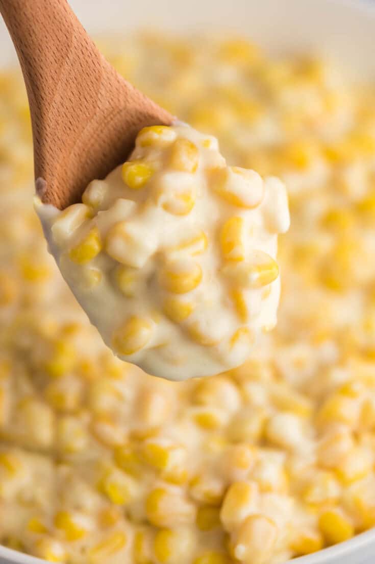Creamed Corn with Cream Cheese - Build Your Bite