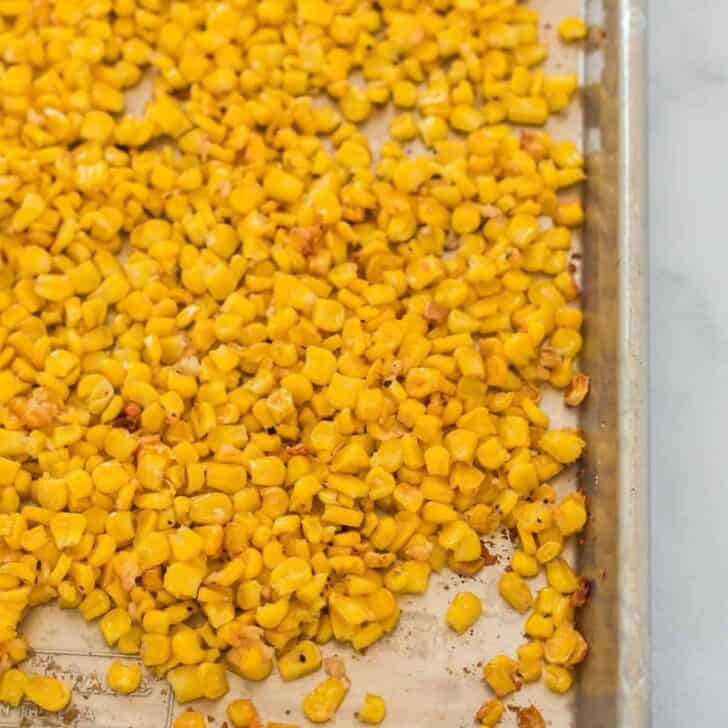 How To Cook Frozen Corn (Oven Roasted) - Build Your Bite