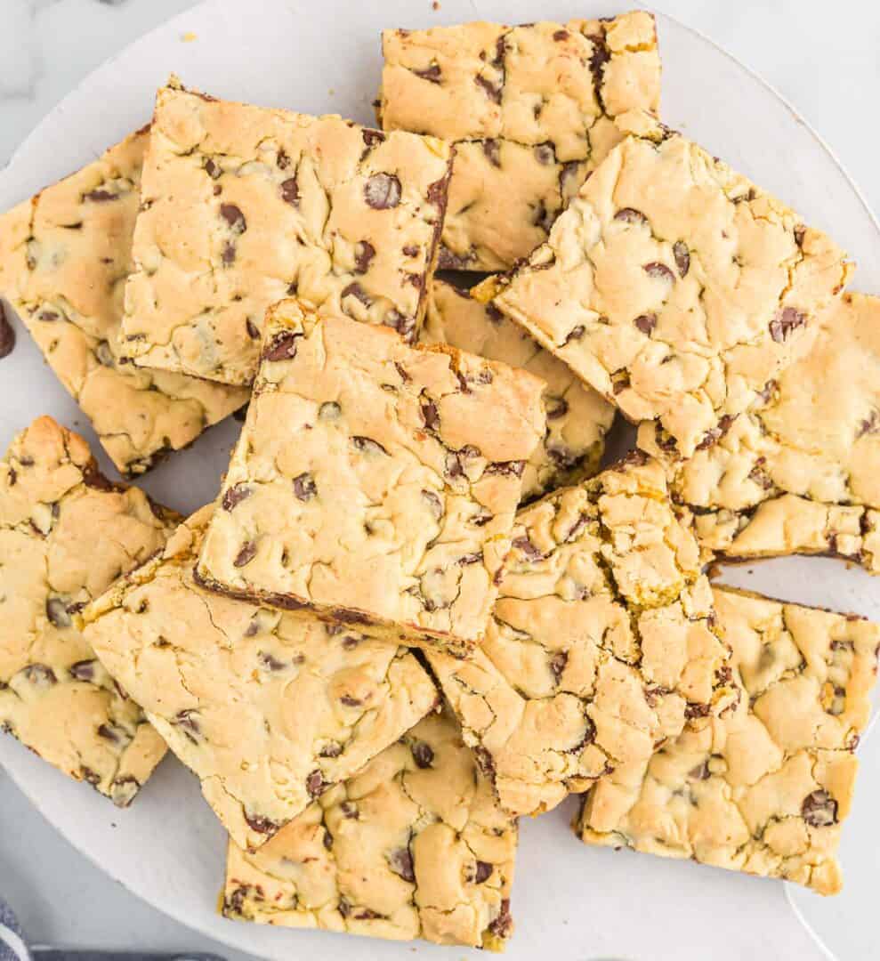 Cake Mix Cookie Bars- Build Your Bite