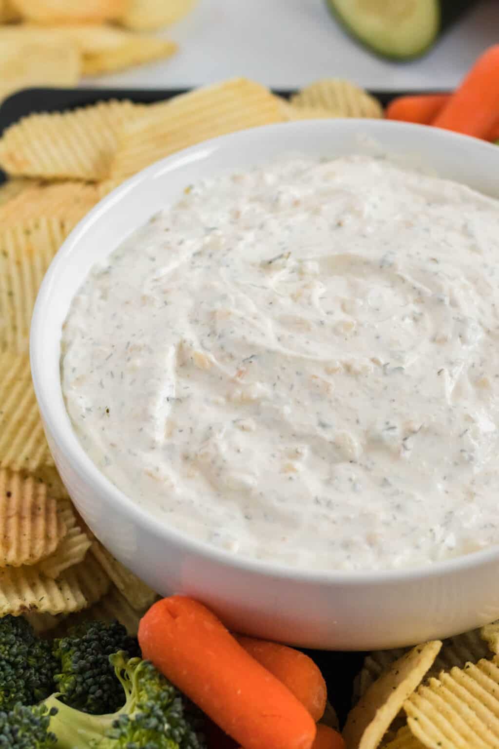 The Best Easy Chip Dip - Build Your Bite