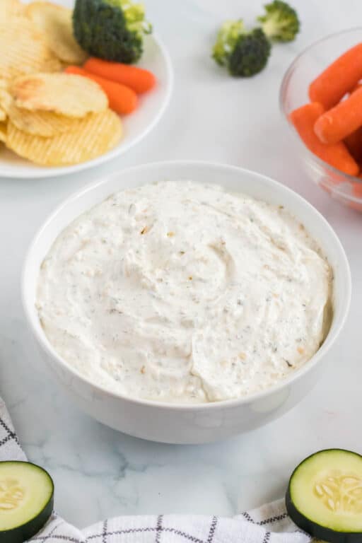 The Best Easy Chip Dip - Build Your Bite