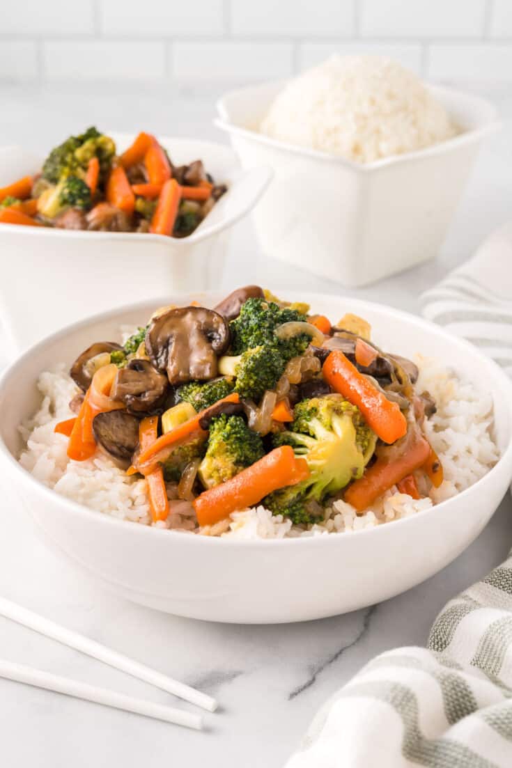 Teriyaki Vegetables - Build Your Bite