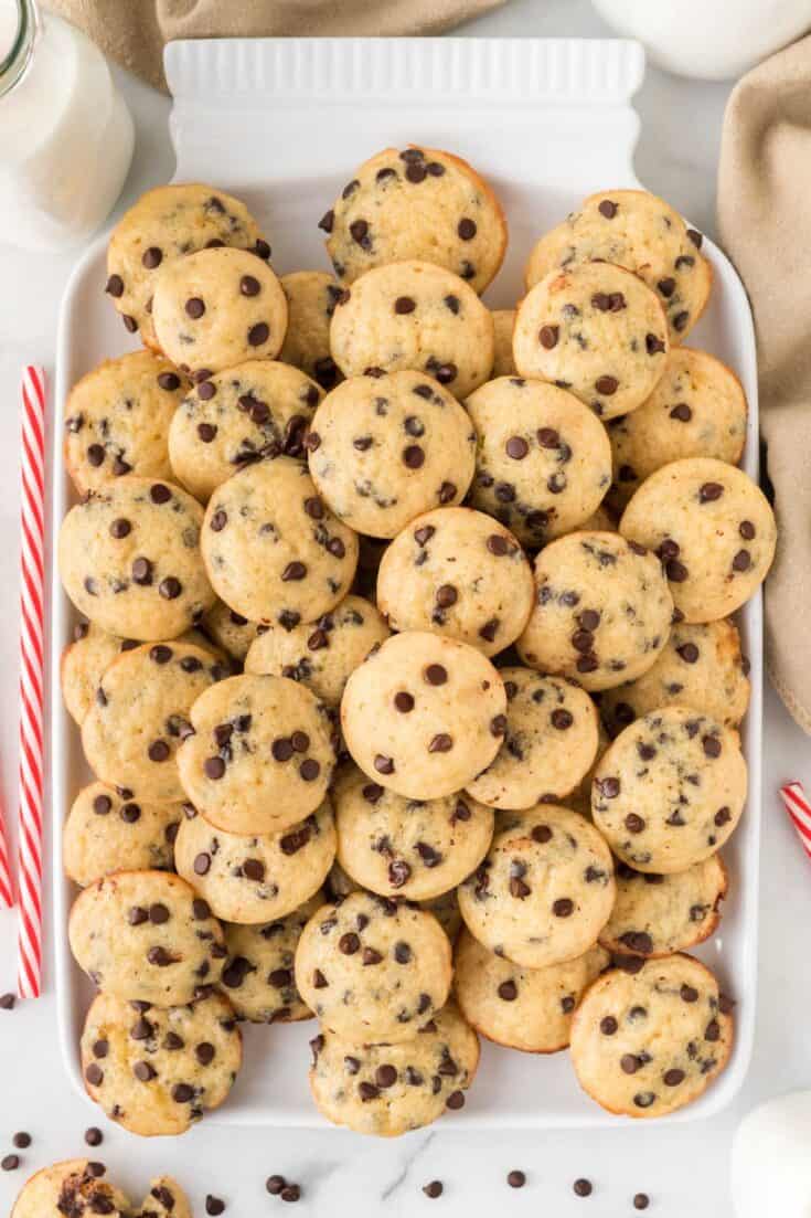 Mini Chocolate Chip Muffins - Build Your Bite