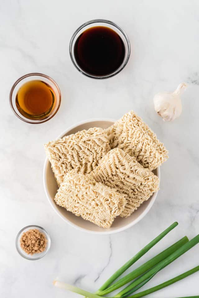 Sesame Garlic Ramen Noodles - Build Your Bite