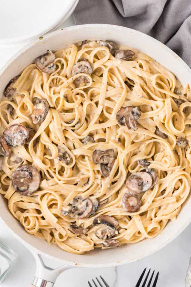 Creamy Mushroom Pasta Recipe - Build Your Bite
