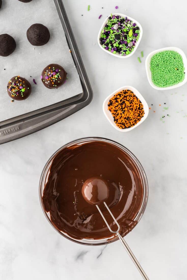 Halloween Oreo Balls - Build Your Bite