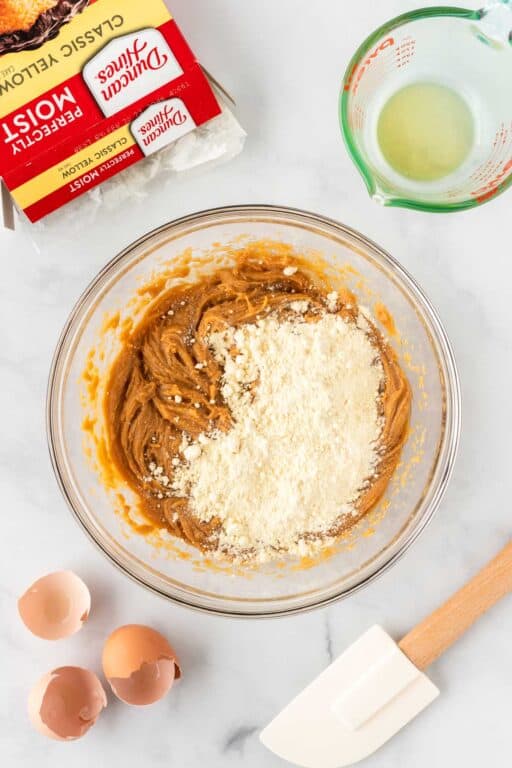 Cake Mix Peanut Butter Cookies - Build Your Bite