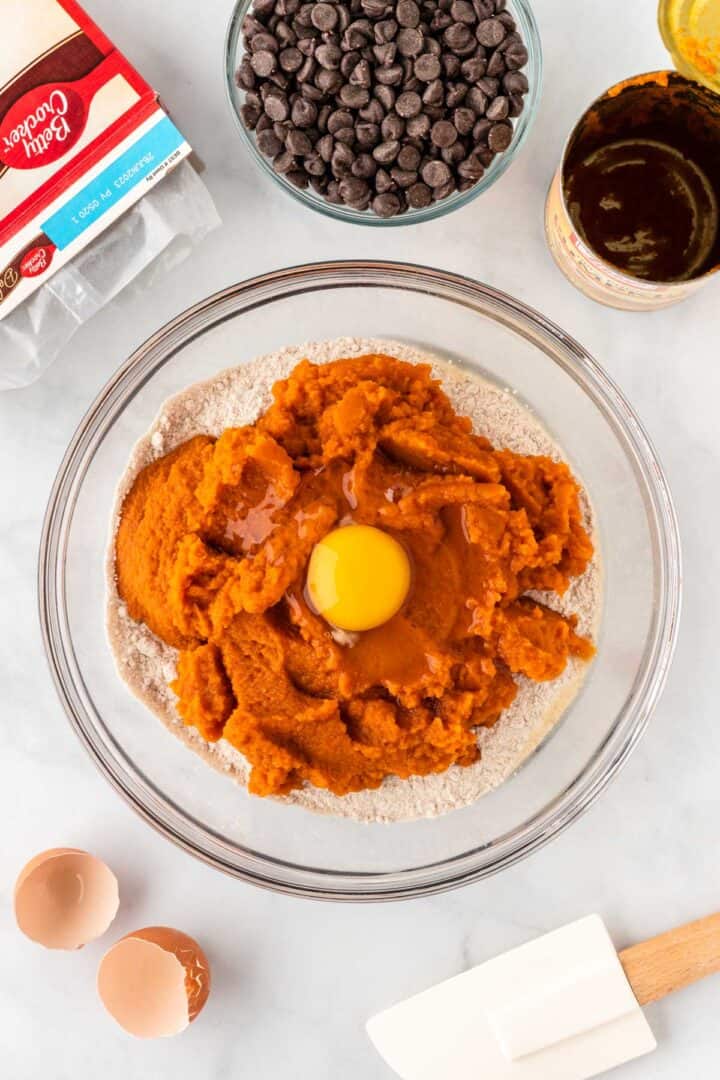 Cake Mix Pumpkin Cookies - Build Your Bite