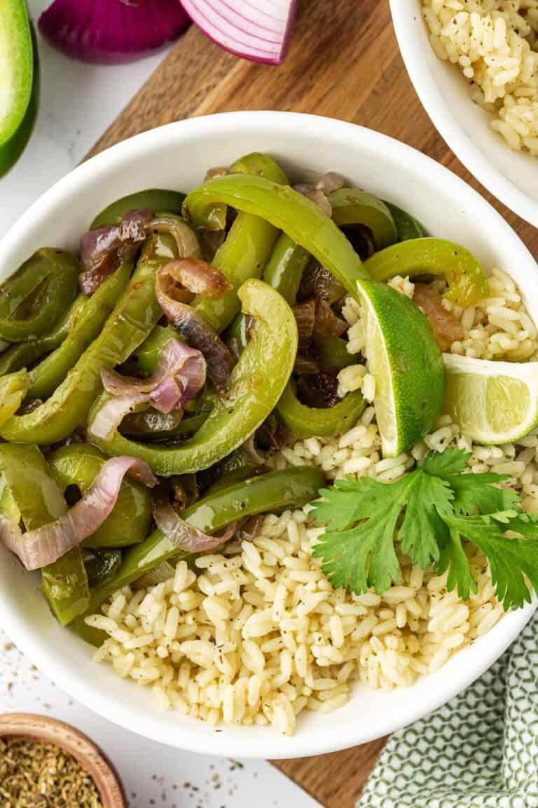 Fajita Veggies Recipe (Chipotle Copycat) - Build Your Bite
