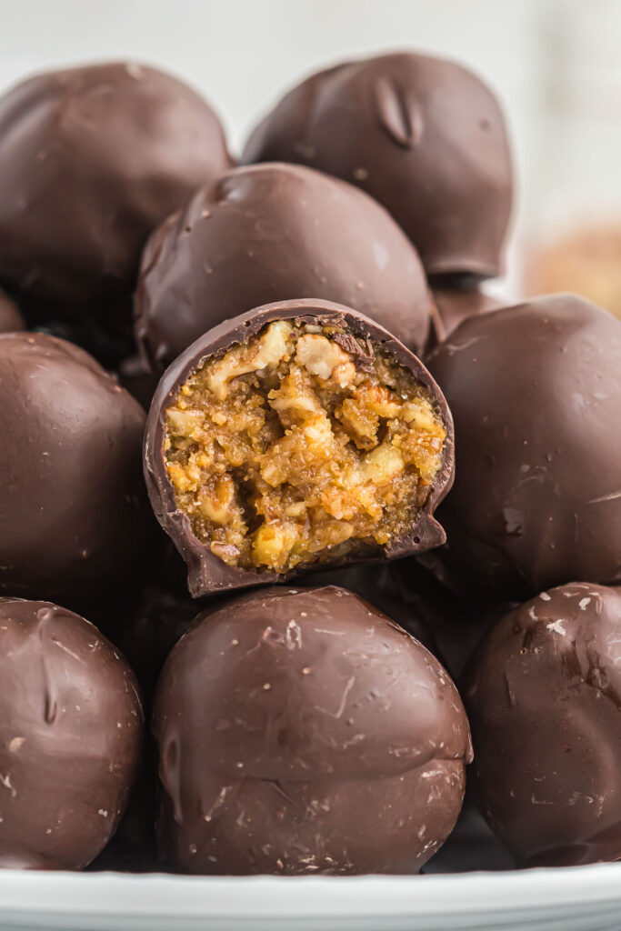 Easy No Bake Pecan Pie Balls - Build Your Bite