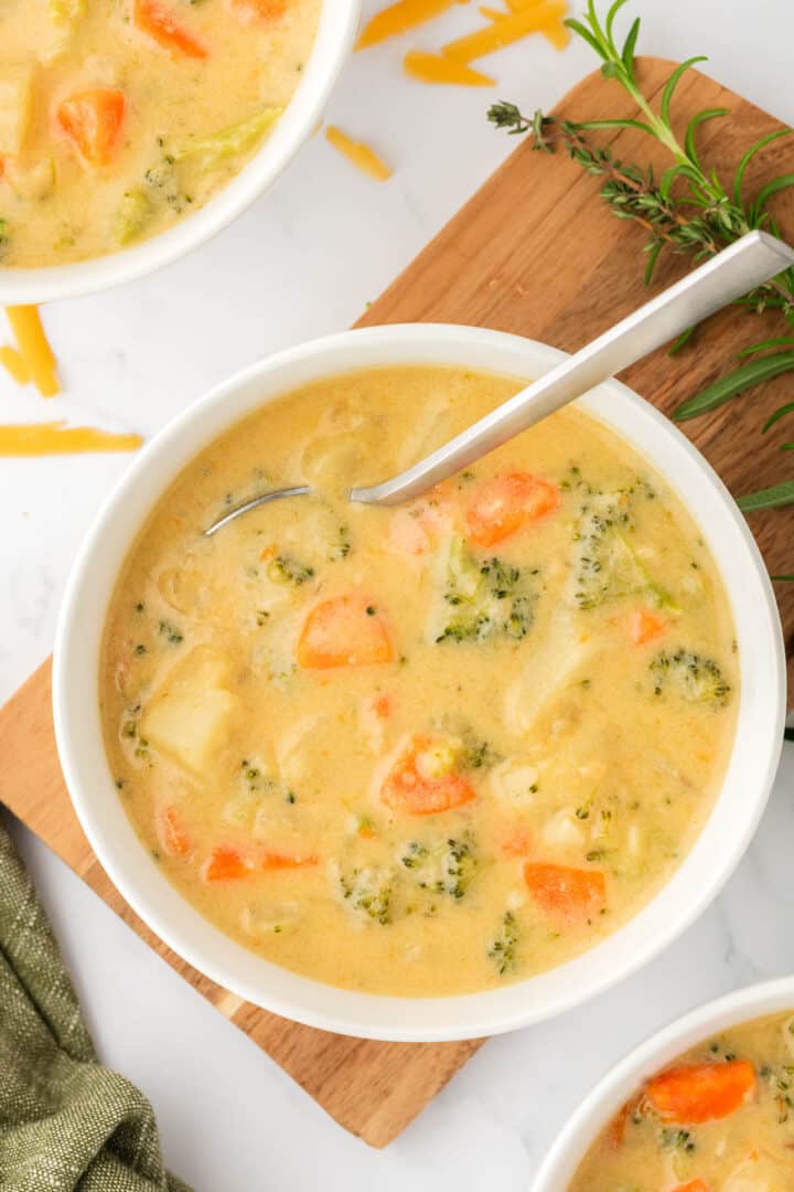 Creamy Vegetable Soup - Build Your Bite