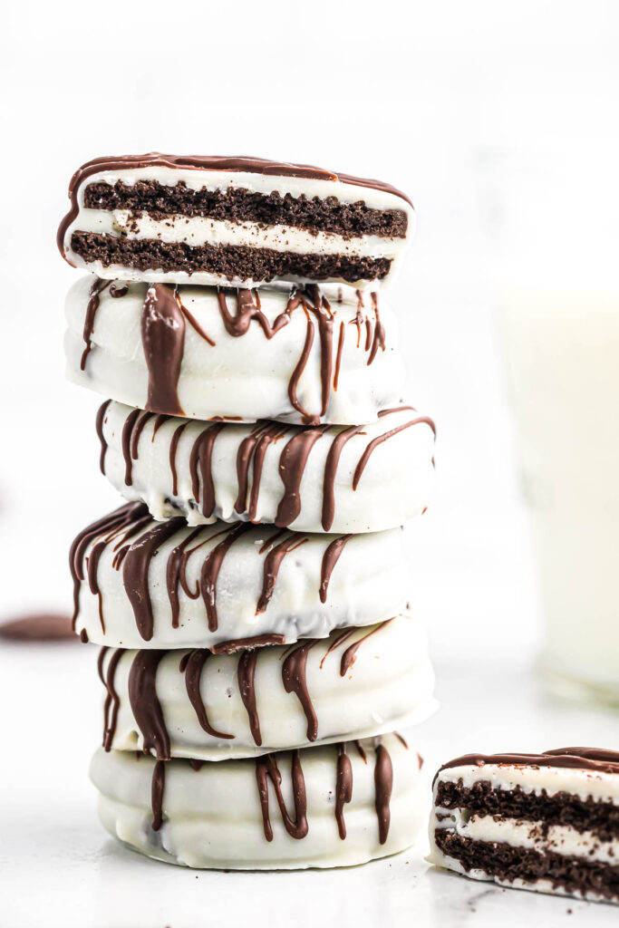 White Chocolate Covered Oreos - Build Your Bite