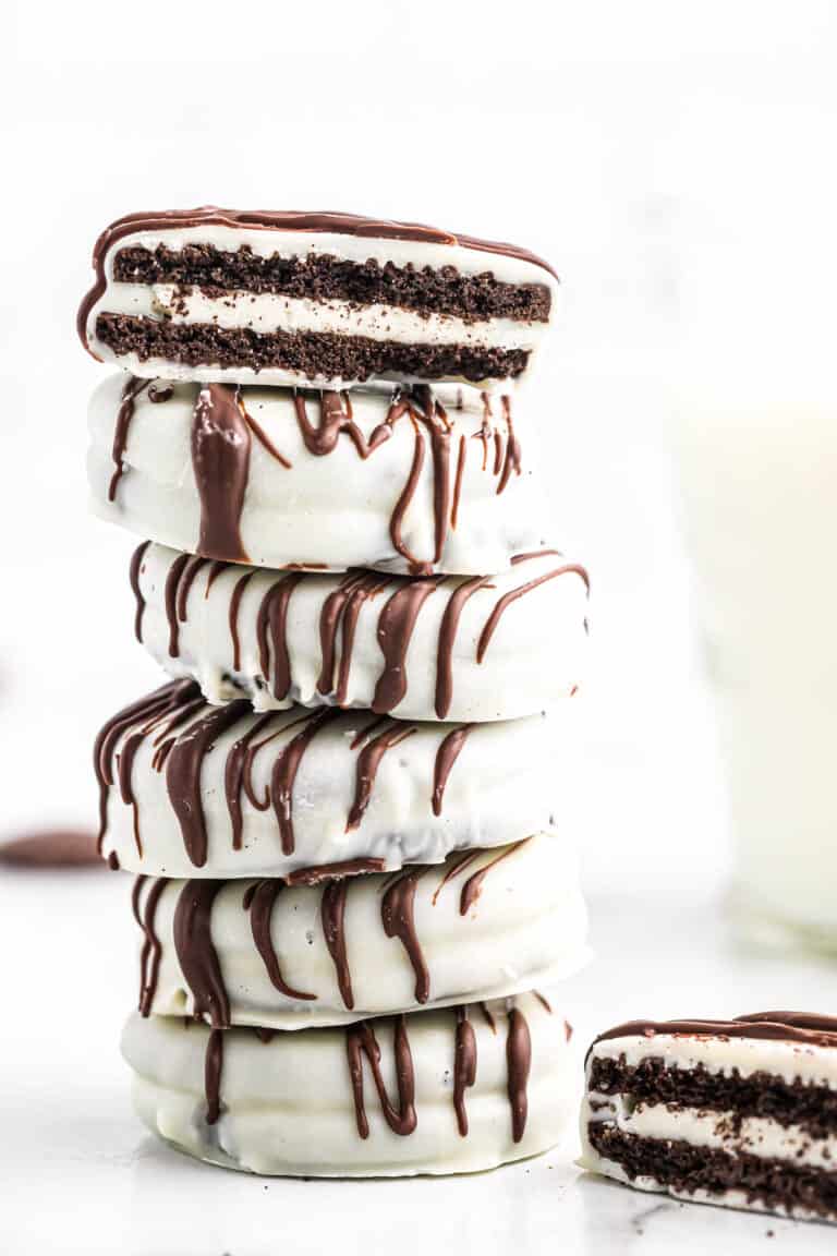 White Chocolate Covered Oreos - Build Your Bite