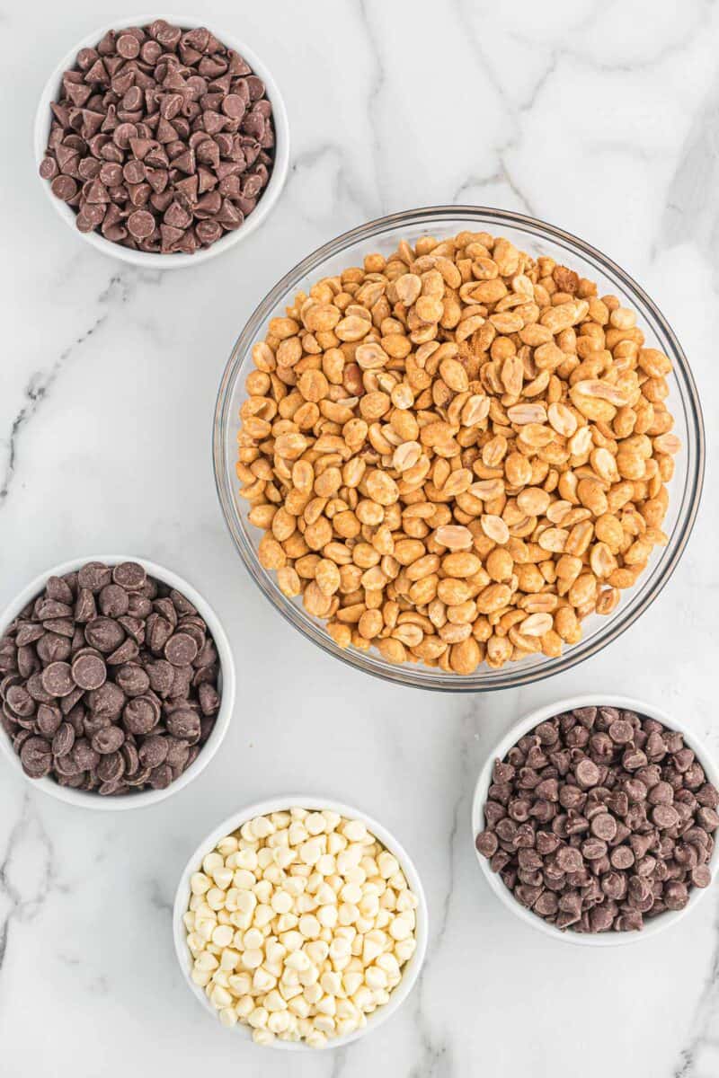 Crock Pot Peanut Clusters - Build Your Bite