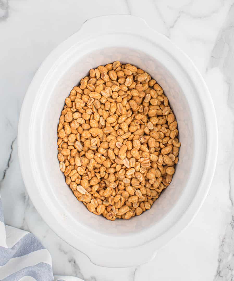 Crock Pot Peanut Clusters - Build Your Bite