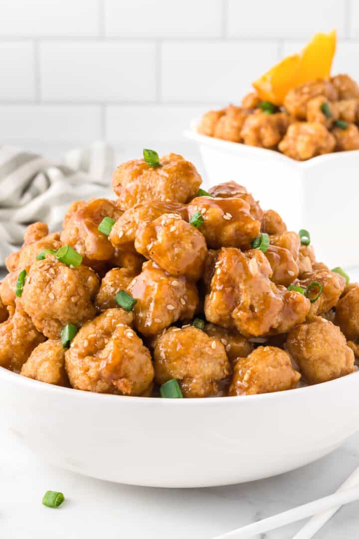 Easy Orange Cauliflower Recipe - Build Your Bite